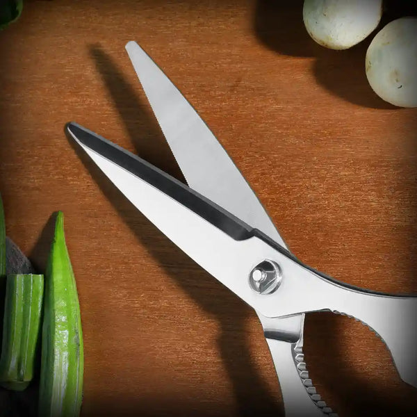 All Stainless Steel Professional Kitchen Scissors Detachable Design ...