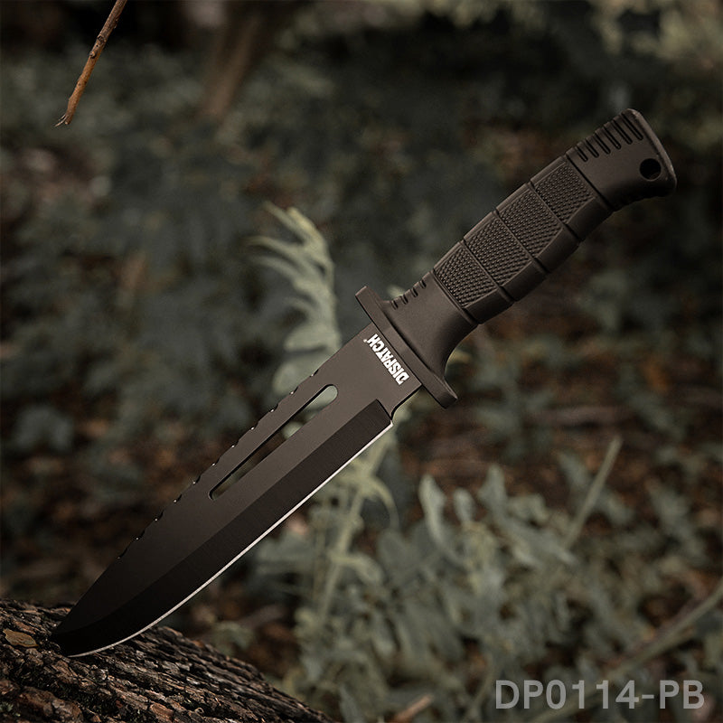 12"Outdoor Bowie Survival Hunting Fixed Blade Knife with Nylon Sheath ...