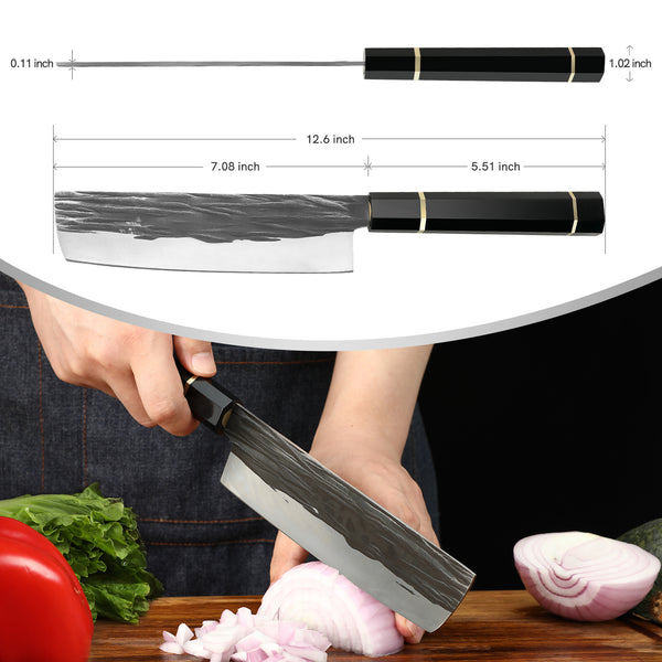 7'' Kitchen Professional Vegetable Meat Kinfe Cutting Slicing Knife Sa ...