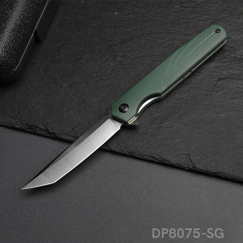 Tanto Blade Folding Gentleman's Knife with D2 Steel and G10 Handle ...